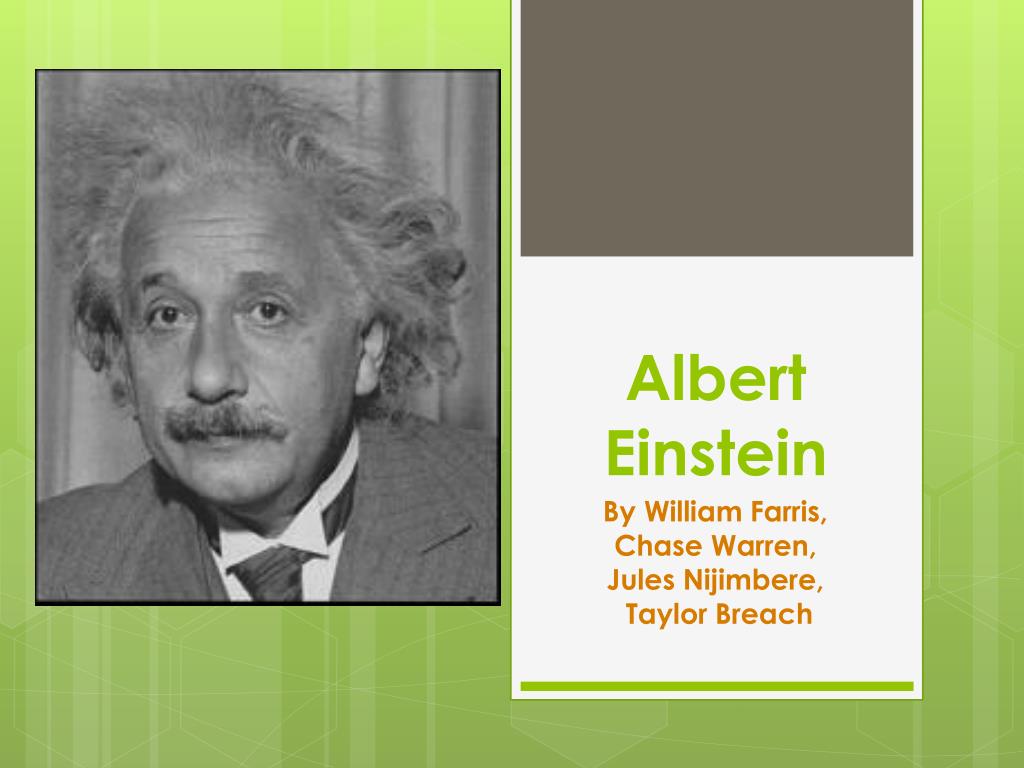 PPT - Albert Einstein PowerPoint Presentation, free download - ID:1957782