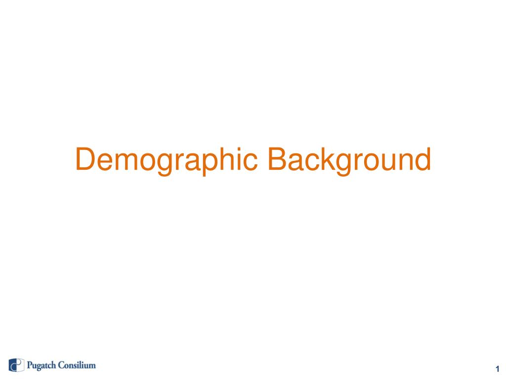 PPT - Demographic Background PowerPoint Presentation, free download ...