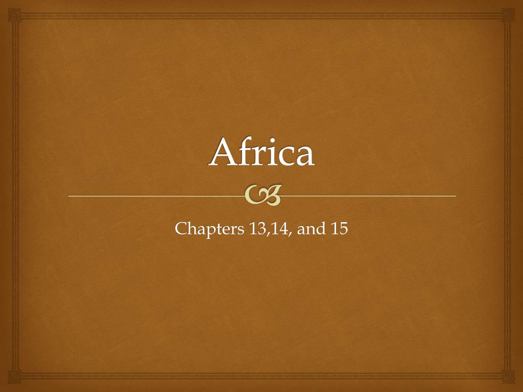 PPT - Africa PowerPoint Presentation, free download - ID:1958082
