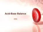 PPT - Acid-Base Balance Interactive Tutorial PowerPoint Presentation ...