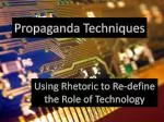 PPT - Propaganda Techniques PowerPoint Presentation, free download - ID ...