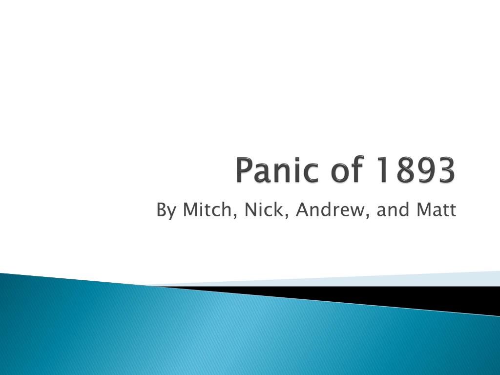 PPT - Panic of 1893 PowerPoint Presentation, free download - ID:1960659