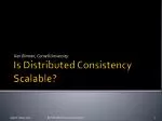 PPT - Distributed Systems: Consistency Models PowerPoint Presentation ...