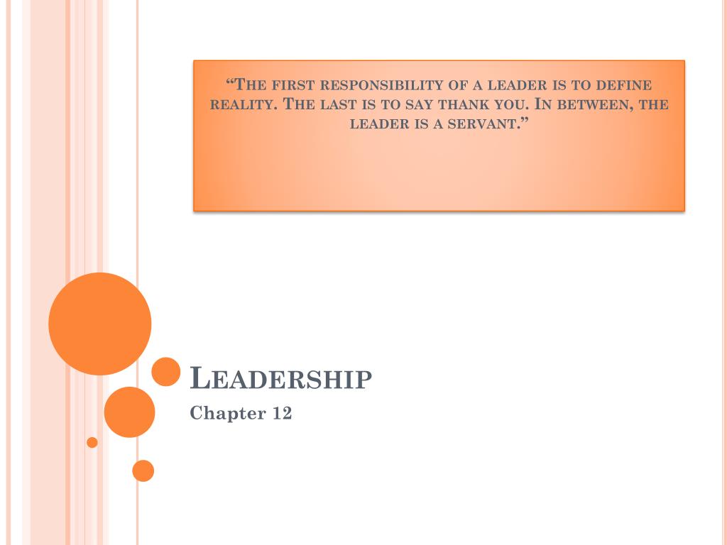 PPT - Leadership PowerPoint Presentation, free download - ID:1960776