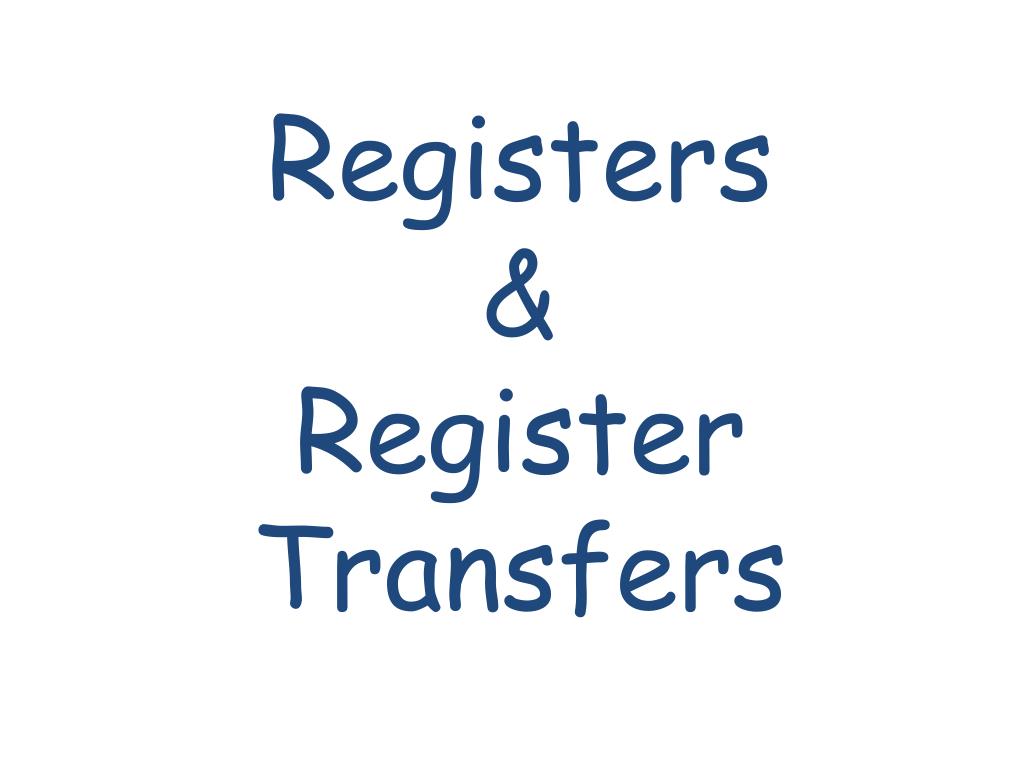 PPT - Registers & Register Transfers PowerPoint Presentation, free ...