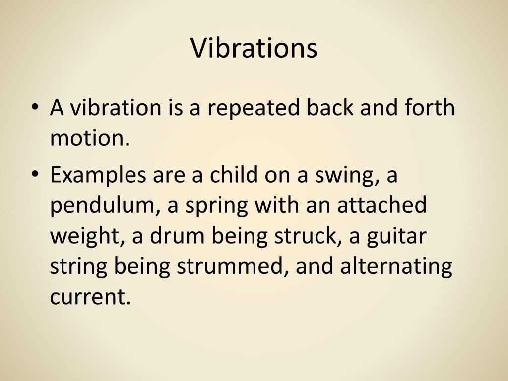 PPT - Vibrations PowerPoint Presentation, free download - ID:1961845