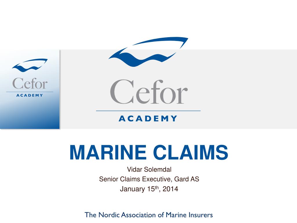 PPT - MARINE CLAIMS PowerPoint Presentation, free download - ID:1961919