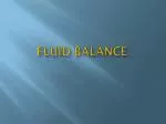 PPT - Principles of Nutrition and Fluid Balance PowerPoint Presentation ...