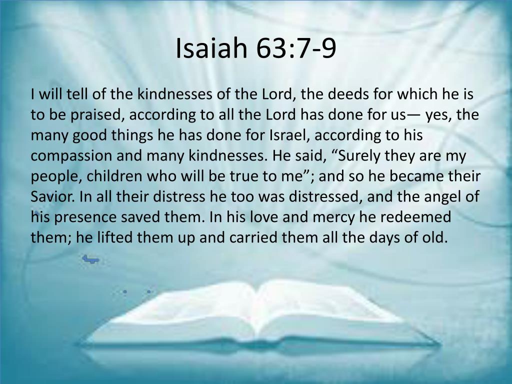 PPT - Isaiah 63:7-9 PowerPoint Presentation, free download - ID:1962123