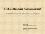 PPT - The Language Based Approach PowerPoint Presentation, free ...