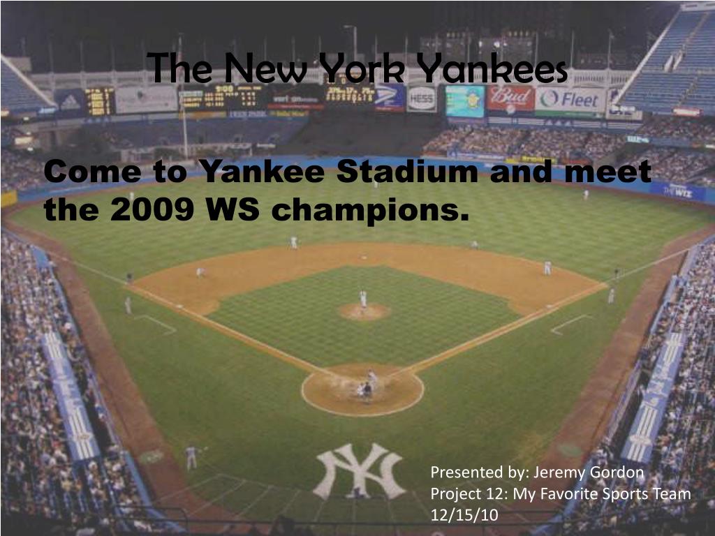 PPT - The New York Yankees PowerPoint Presentation, free download - ID ...