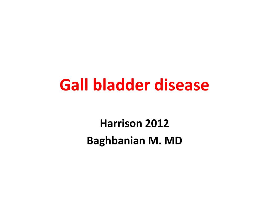 PPT - Gall bladder disease PowerPoint Presentation, free download - ID ...
