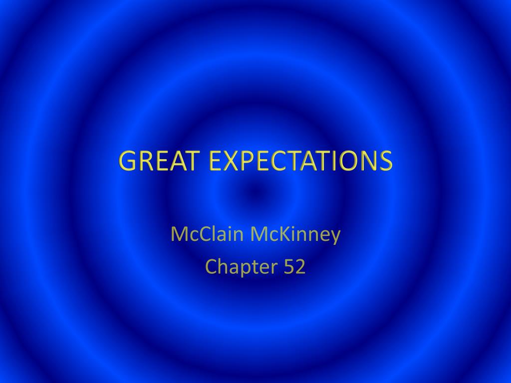 PPT - Great Expectations PowerPoint Presentation, free download - ID ...