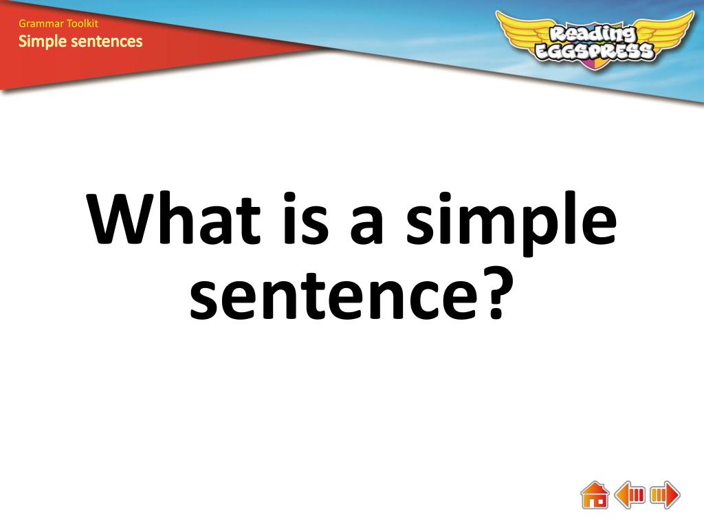PPT - What is a simple sentence? PowerPoint Presentation, free download ...