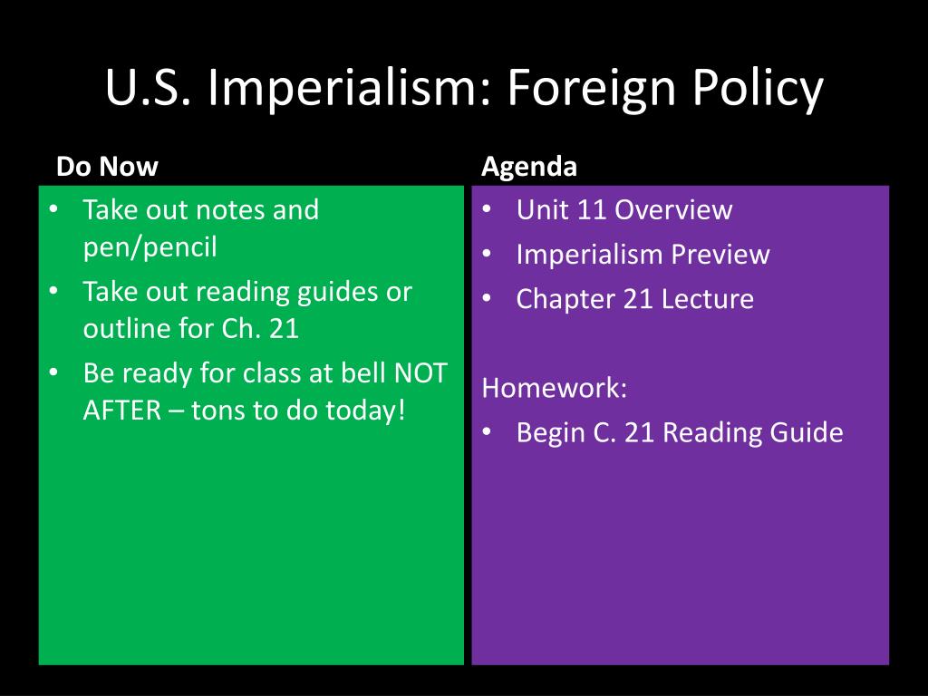 PPT - U.S. Imperialism: Foreign Policy PowerPoint Presentation, free ...
