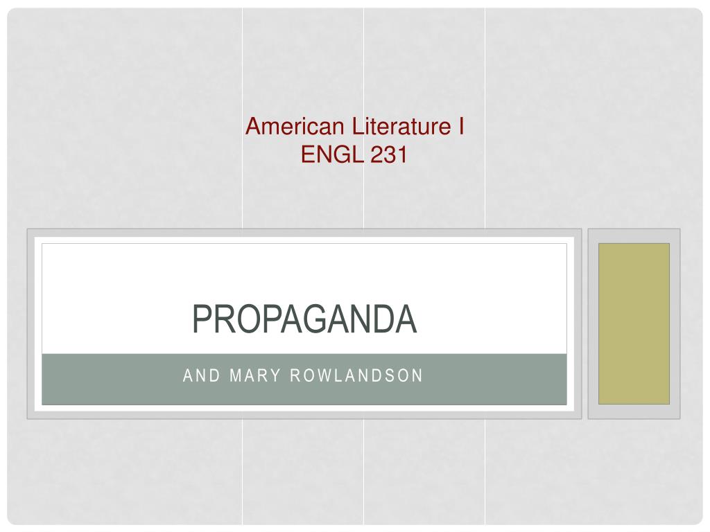 PPT - Propaganda PowerPoint Presentation, free download - ID:1967110