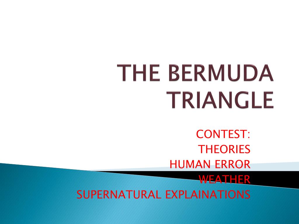 PPT - THE BERMUDA TRIANGLE PowerPoint Presentation, free download - ID ...