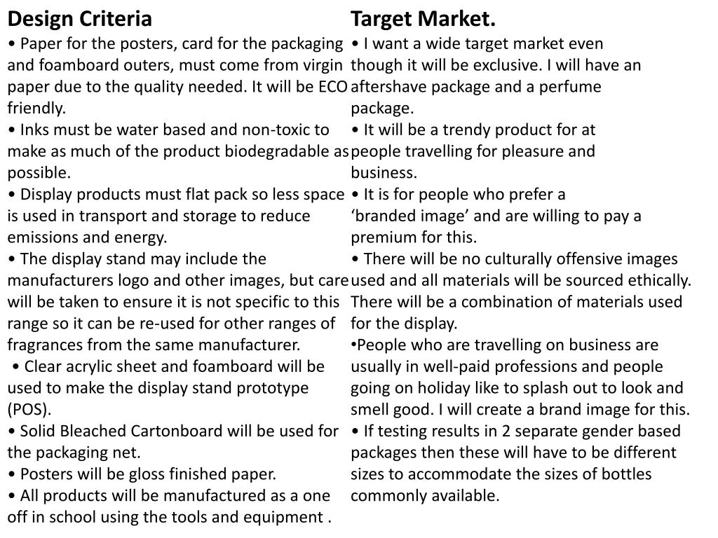 PPT - Design Criteria PowerPoint Presentation, free download - ID:1969434
