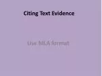 PPT - Citing Textual Evidence PowerPoint Presentation, free download ...