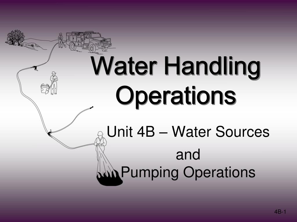 PPT - Water Handling Operations PowerPoint Presentation, free download ...