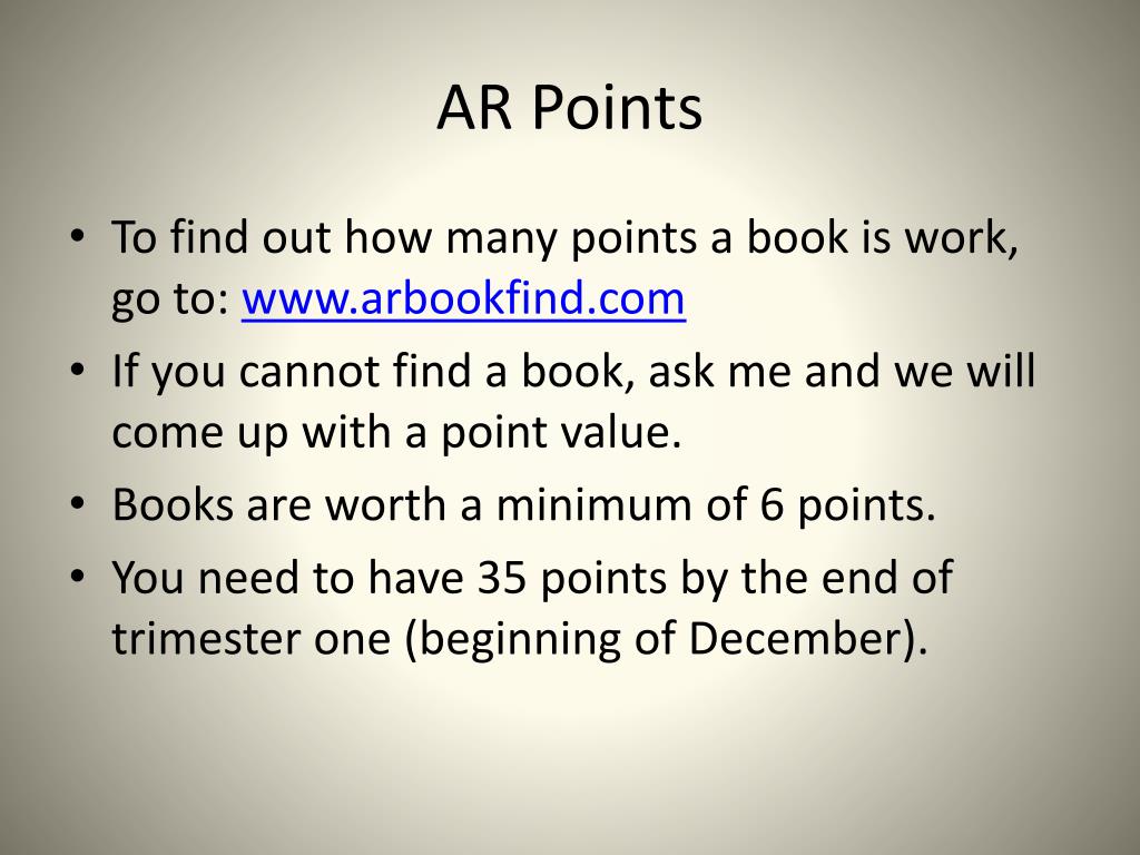 PPT - AR Points PowerPoint Presentation, free download - ID:1970630