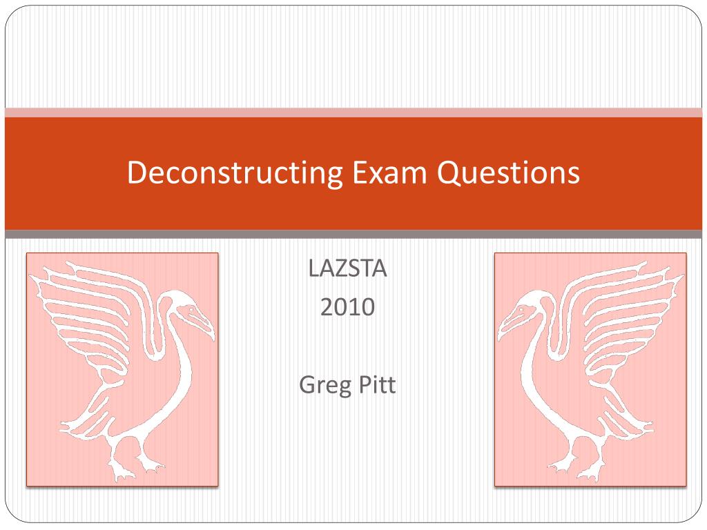 PPT - Deconstructing Exam Questions PowerPoint Presentation, free ...