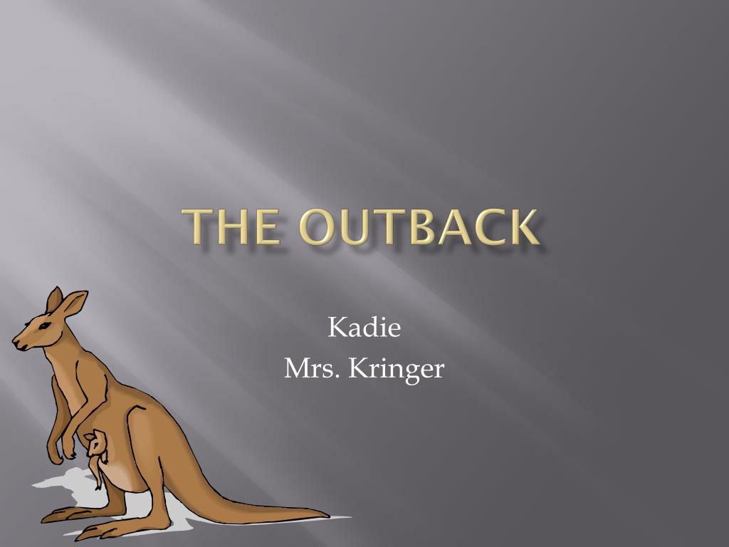 PPT - The Outback PowerPoint Presentation, free download - ID:1972131