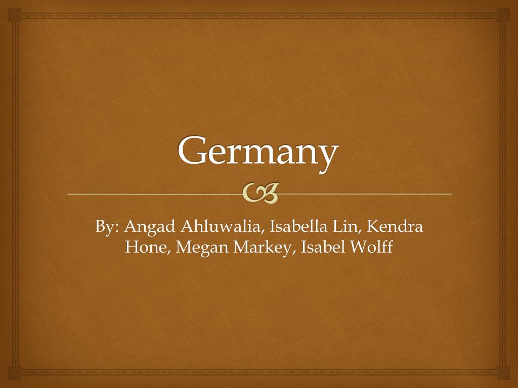 PPT - Germany PowerPoint Presentation, free download - ID:1973244