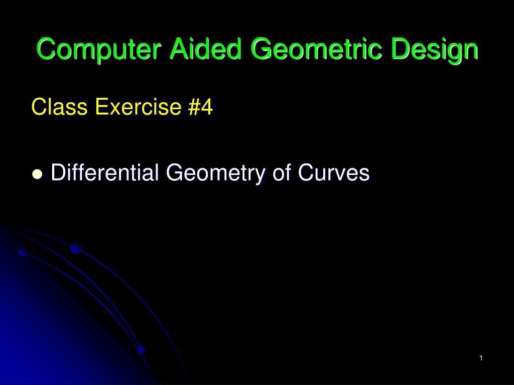PPT - Computer Aided Geometric Design PowerPoint Presentation, free ...