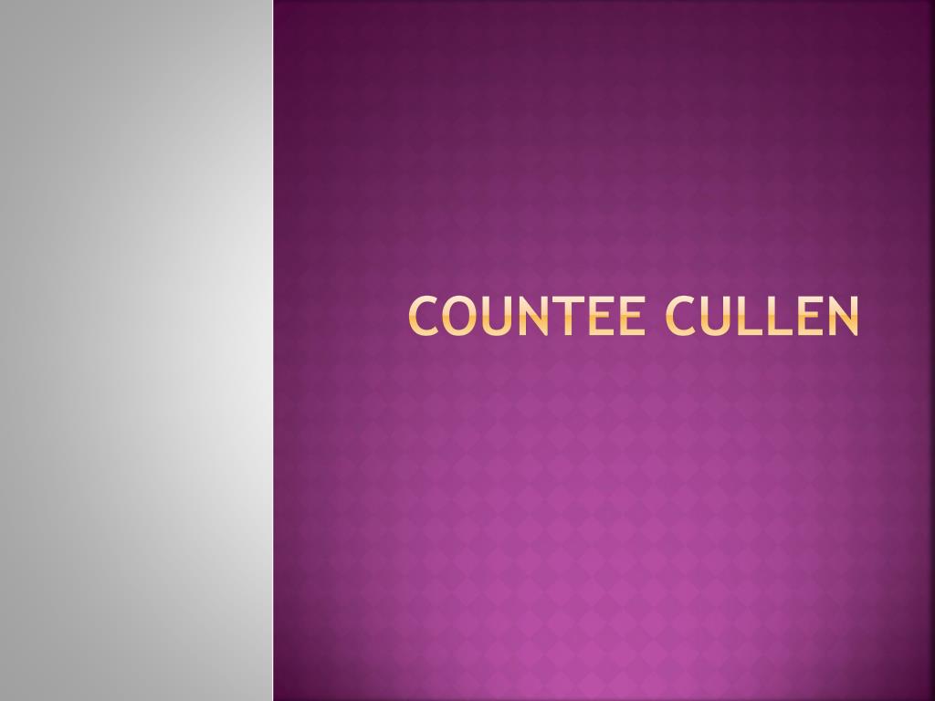 PPT - Countee Cullen PowerPoint Presentation, free download - ID:1975858