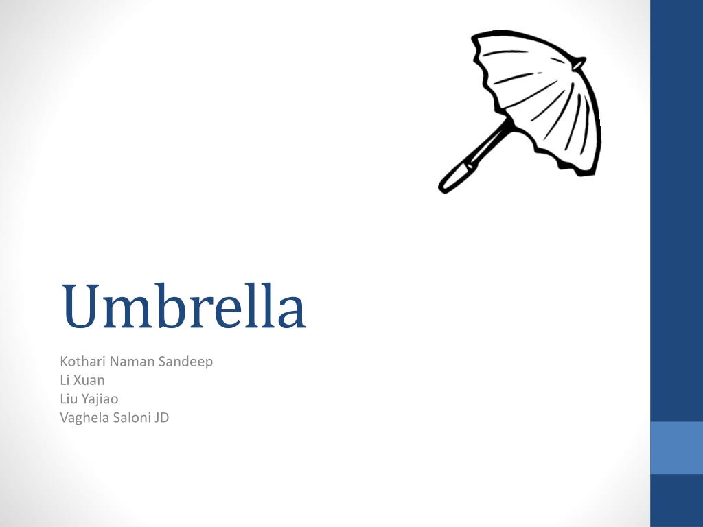 PPT - Umbrella PowerPoint Presentation, free download - ID:1978348