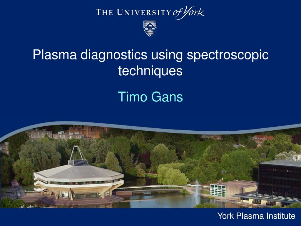 PPT - Plasma diagnostics using spectroscopic techniques PowerPoint ...