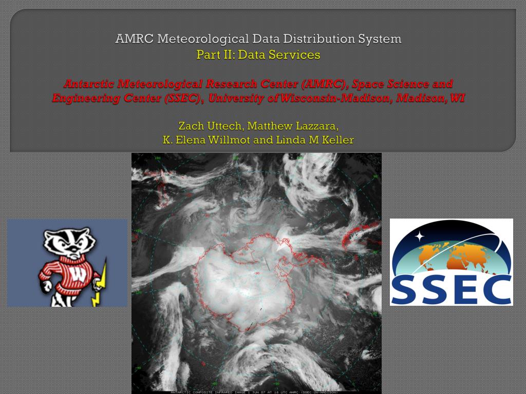 PPT - AMRC Meteorological Data Distribution Services PowerPoint ...