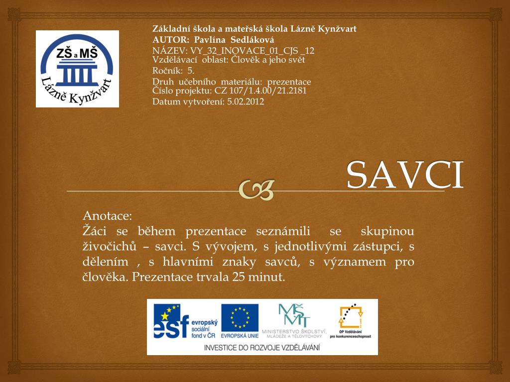 PPT - SAVCI PowerPoint Presentation, free download - ID:1981525