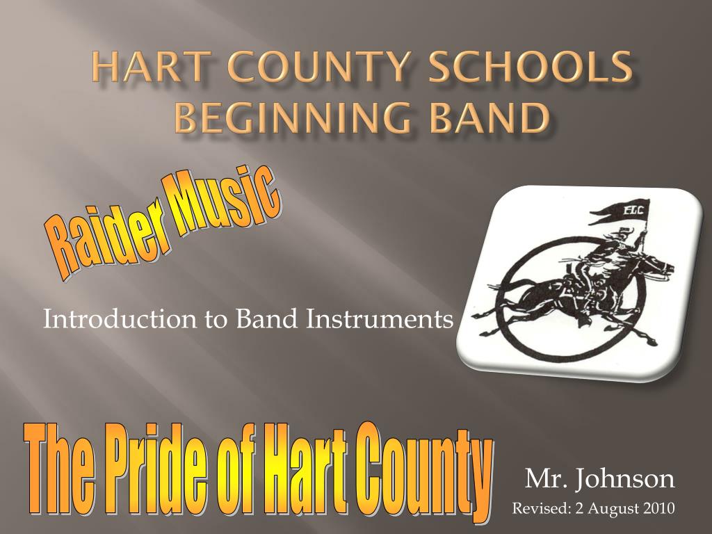 PPT - Hart County Schools Beginning Band PowerPoint Presentation, free ...