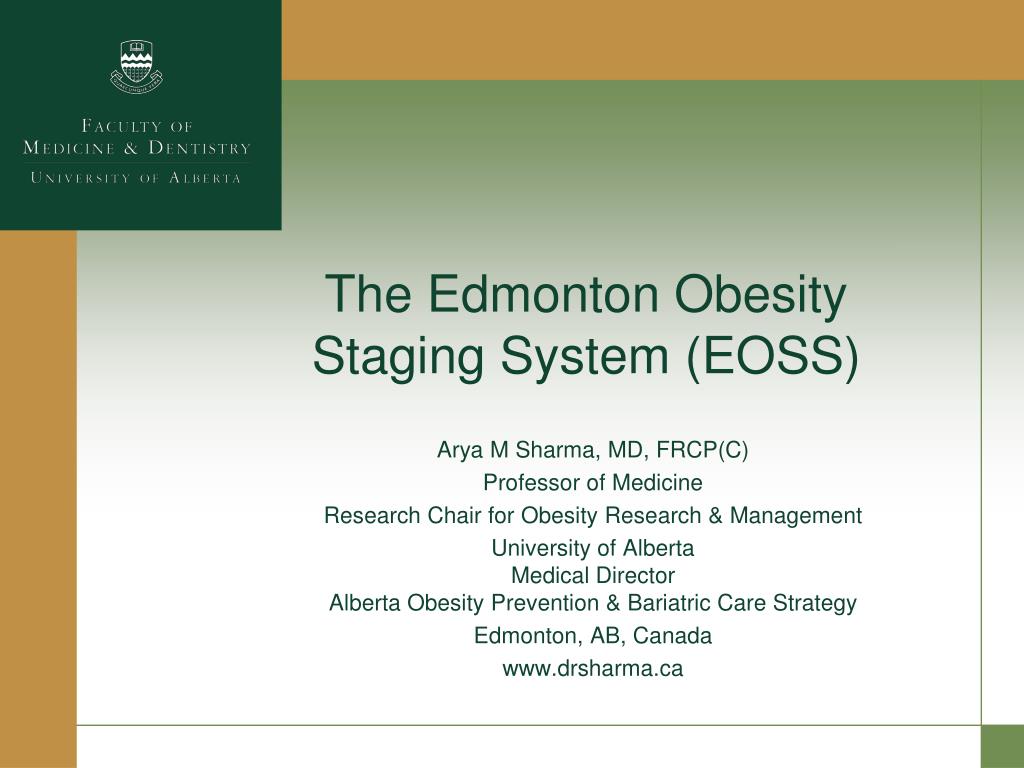 PPT - The Edmonton Obesity Staging System (EOSS) PowerPoint ...