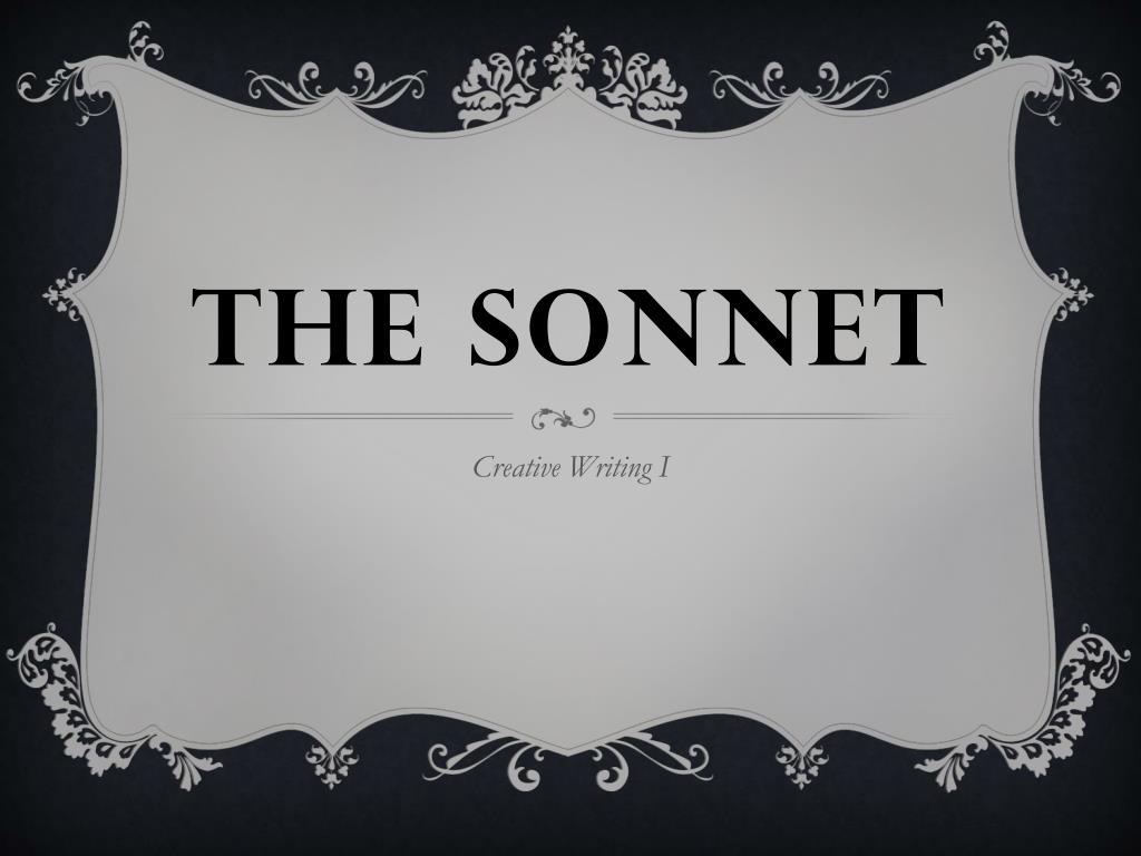 PPT - The Sonnet PowerPoint Presentation, free download - ID:1983315