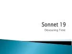 PPT - Sonnet 19 PowerPoint Presentation, free download - ID:4480953