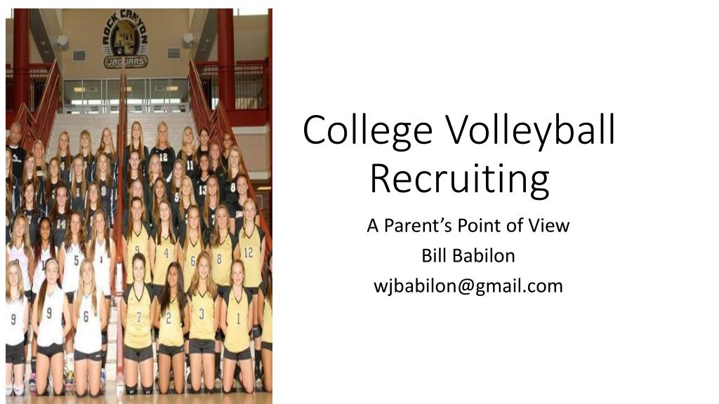 PPT - College Volleyball Recruiting PowerPoint Presentation, free ...