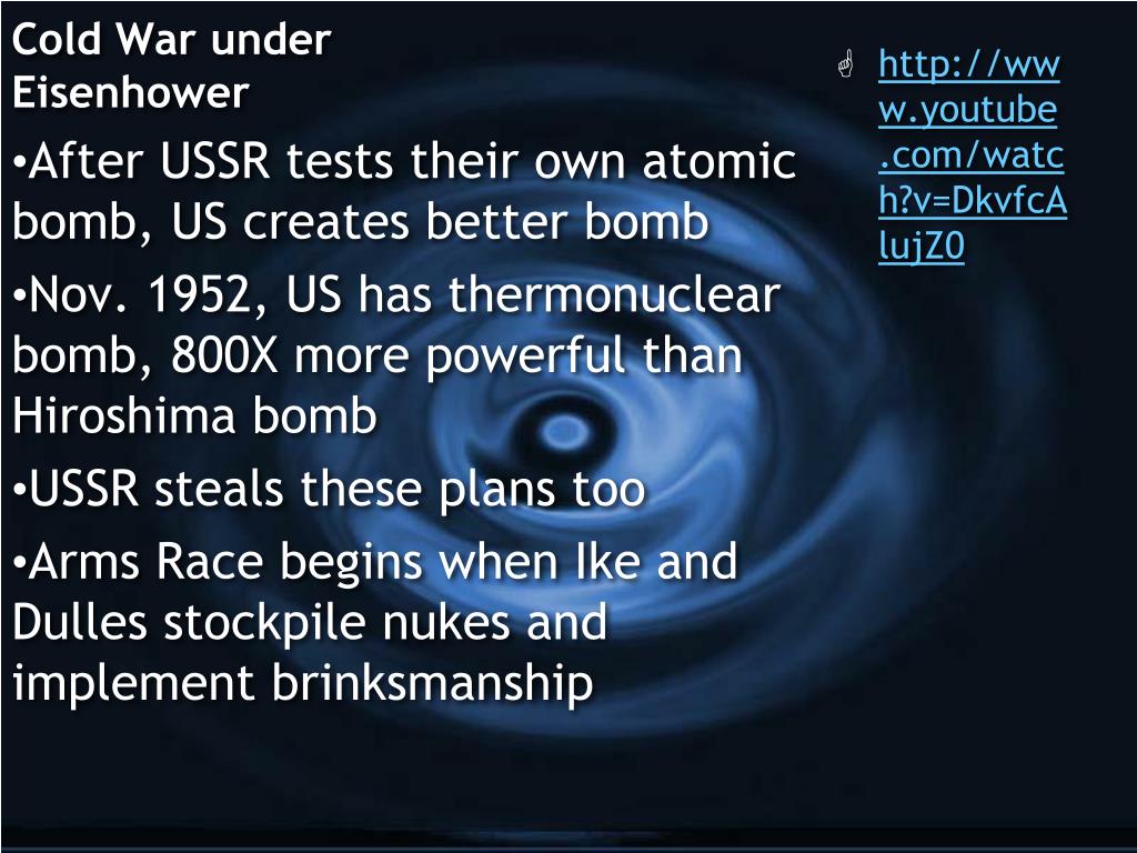 PPT - Cold War under Eisenhower PowerPoint Presentation, free download ...