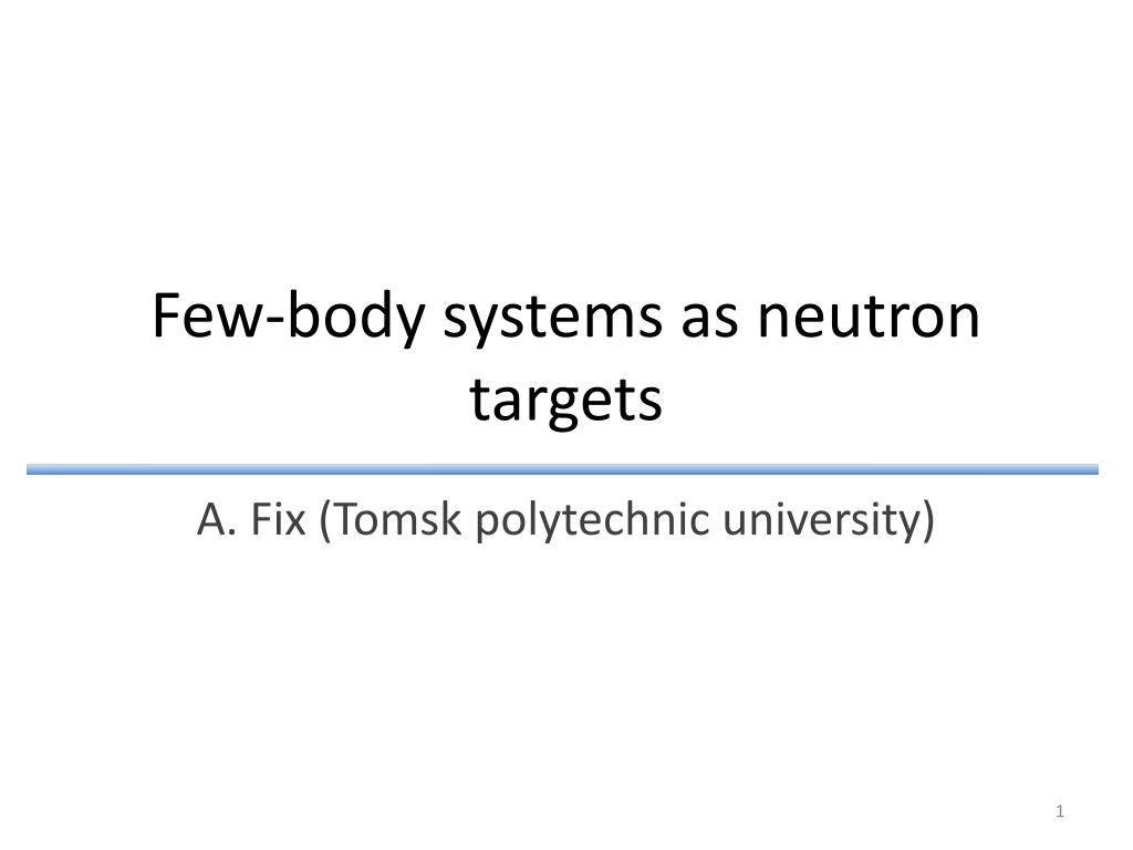 PPT - Photoproduction of Pions and Eta Mesons on Deuteron Targets ...