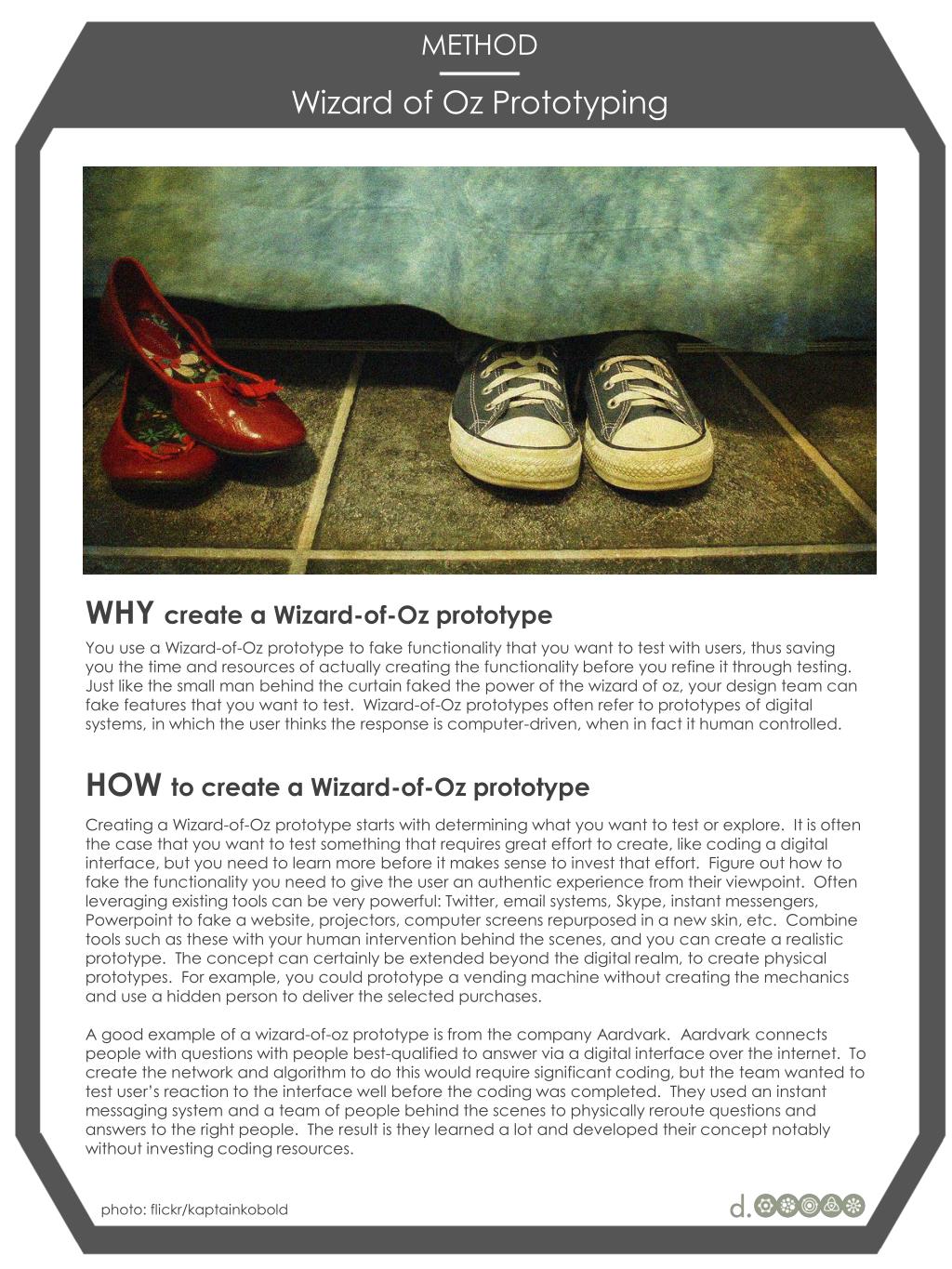 PPT - Wizard of Oz Prototyping PowerPoint Presentation, free download ...