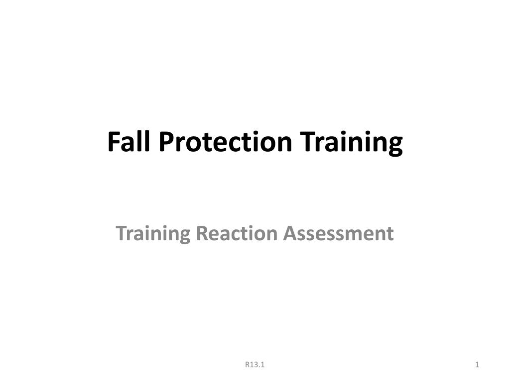 PPT - Fall Protection Training PowerPoint Presentation, free download ...