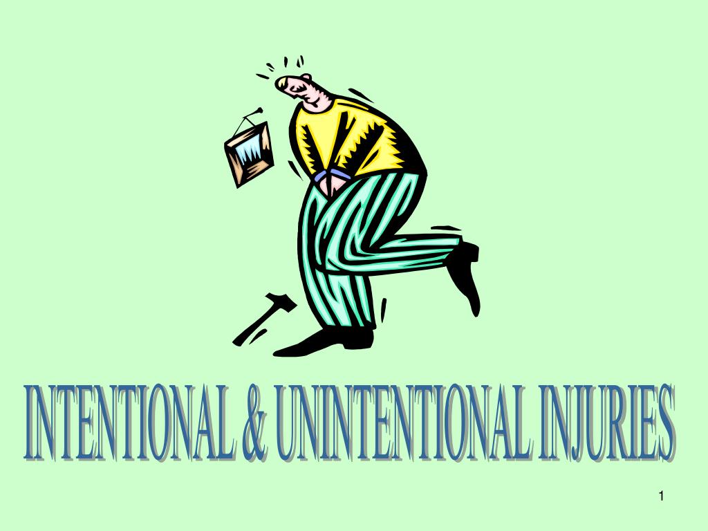 PPT - INTENTIONAL & UNINTENTIONAL INJURIES PowerPoint Presentation - ID ...