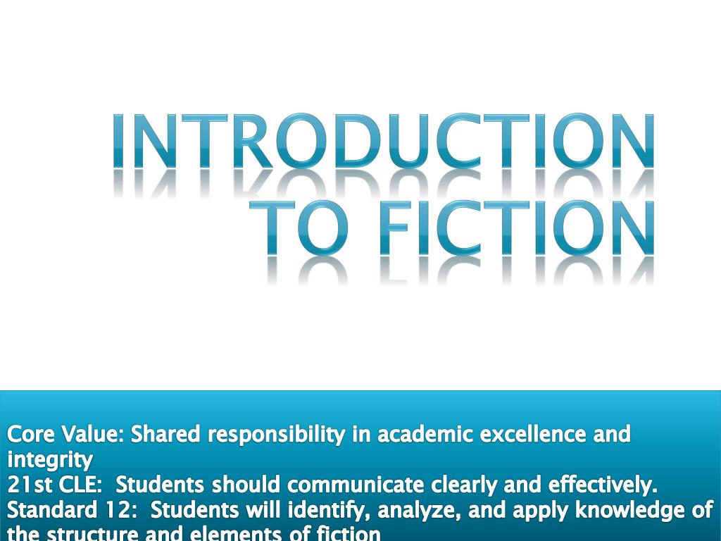 PPT - Introduction to Fiction PowerPoint Presentation, free download ...