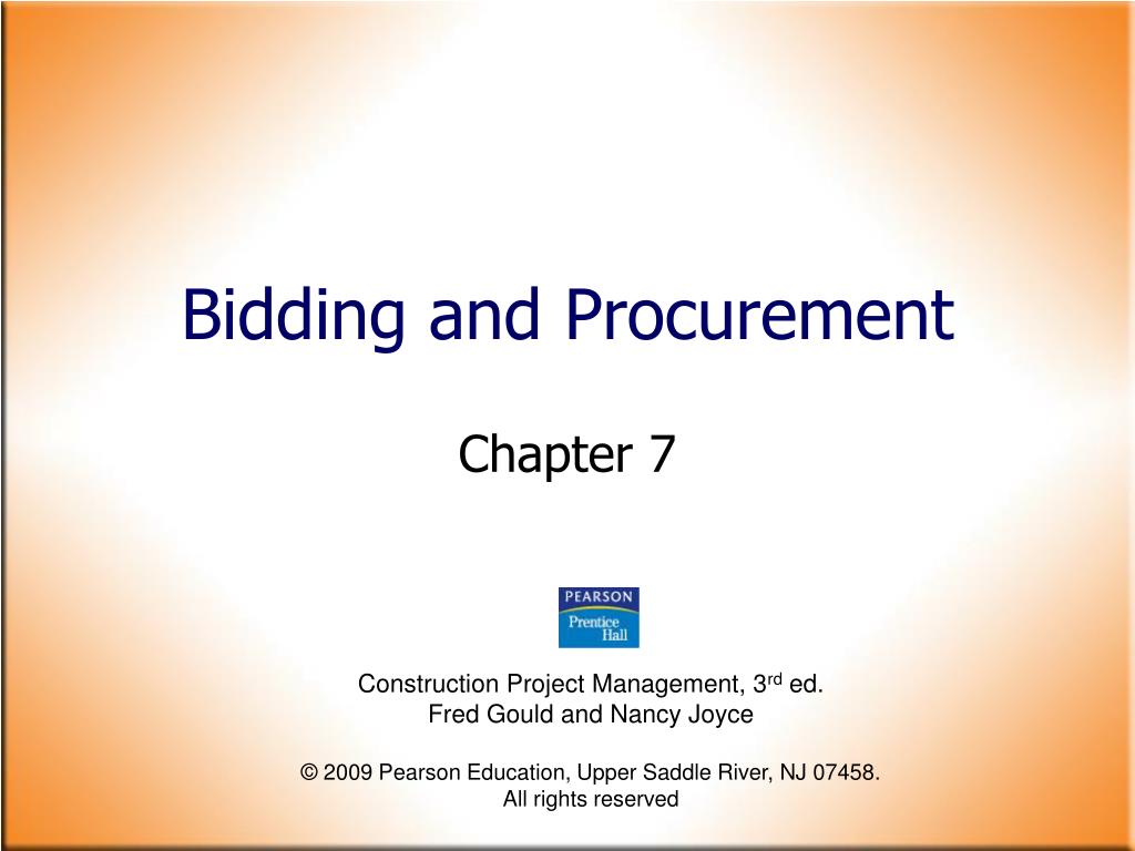PPT - Bidding and Procurement PowerPoint Presentation, free download ...