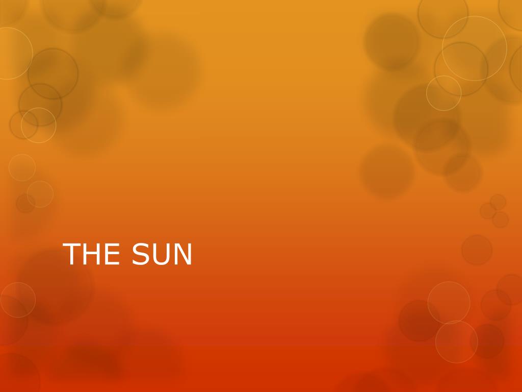 PPT - THE SUN PowerPoint Presentation, free download - ID:1987458