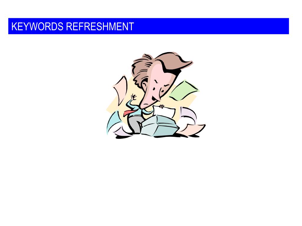 PPT - KEYWORDS REFRESHMENT PowerPoint Presentation, free download - ID ...