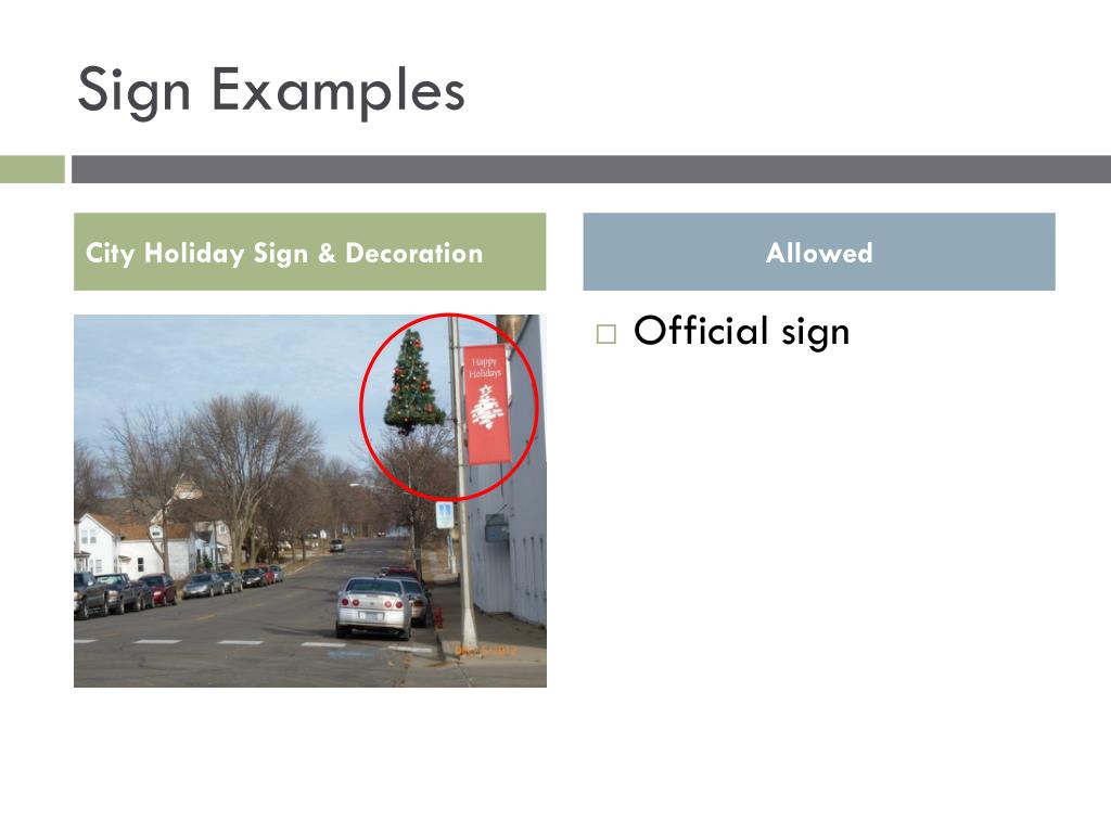 PPT - Sign Examples PowerPoint Presentation, free download - ID:1989759