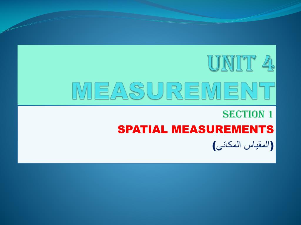 PPT - UNIT 4 MEASUREMENT PowerPoint Presentation, free download - ID ...